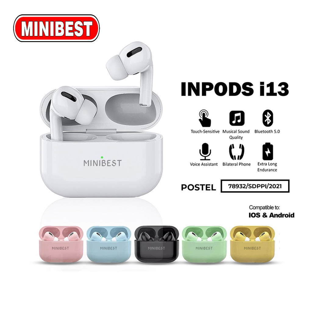 Jual TWS Headset I13 Bluetooth Earphone Wireless Headphones MB-555 ...