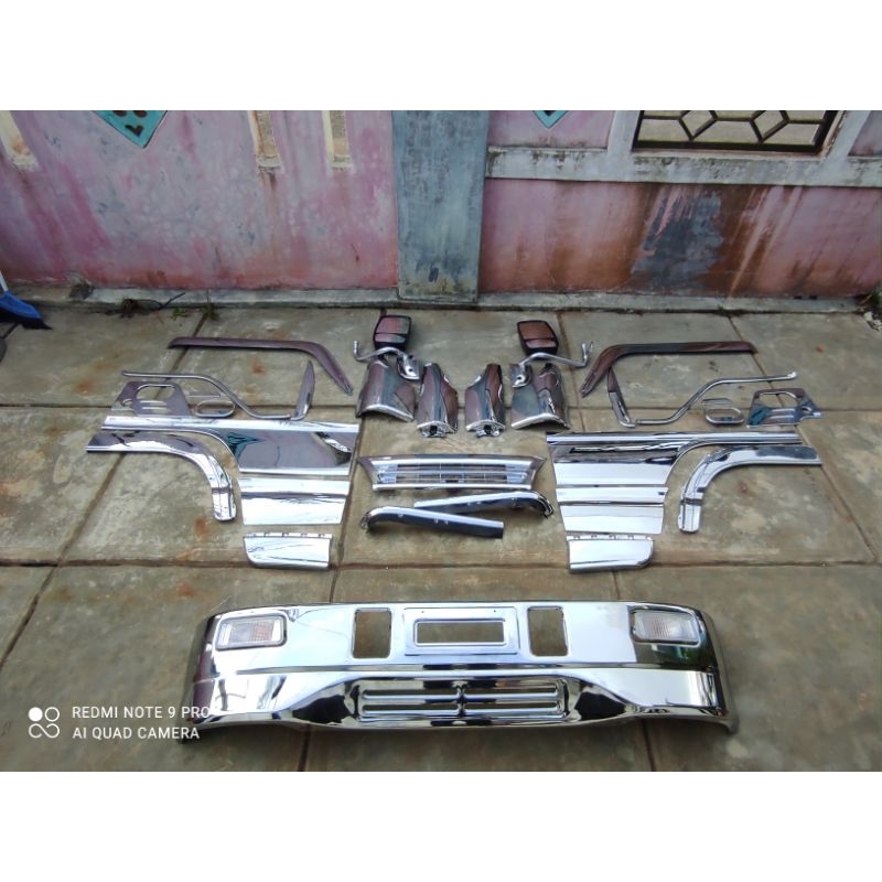 Jual acc bagian depan set bagian samping isuzu elf nhr elf nkr55 elf ...