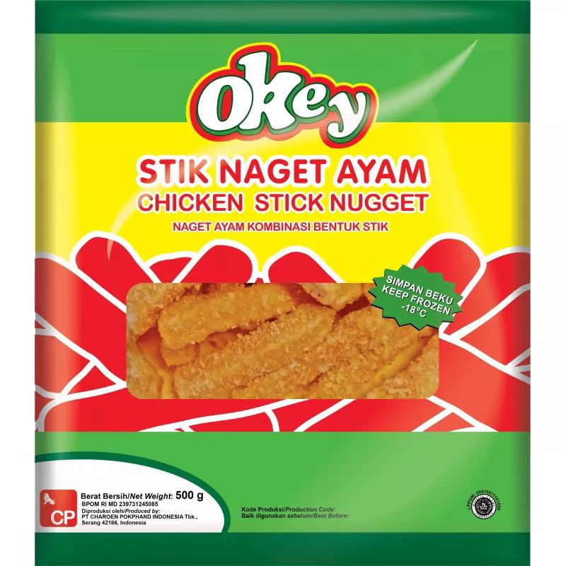 Jual okey chicken nugget stick 500gr | Shopee Indonesia