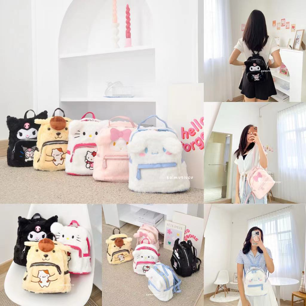 Jual Backpack Sanrio Back to School Cinnamoroll Kuromi My Melody ...