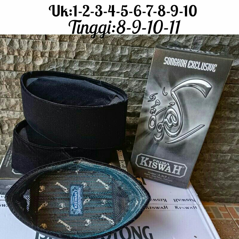 Jual Songkok hitam polos berkuwalitas tinggi 9&10(bludru pgeon super ...