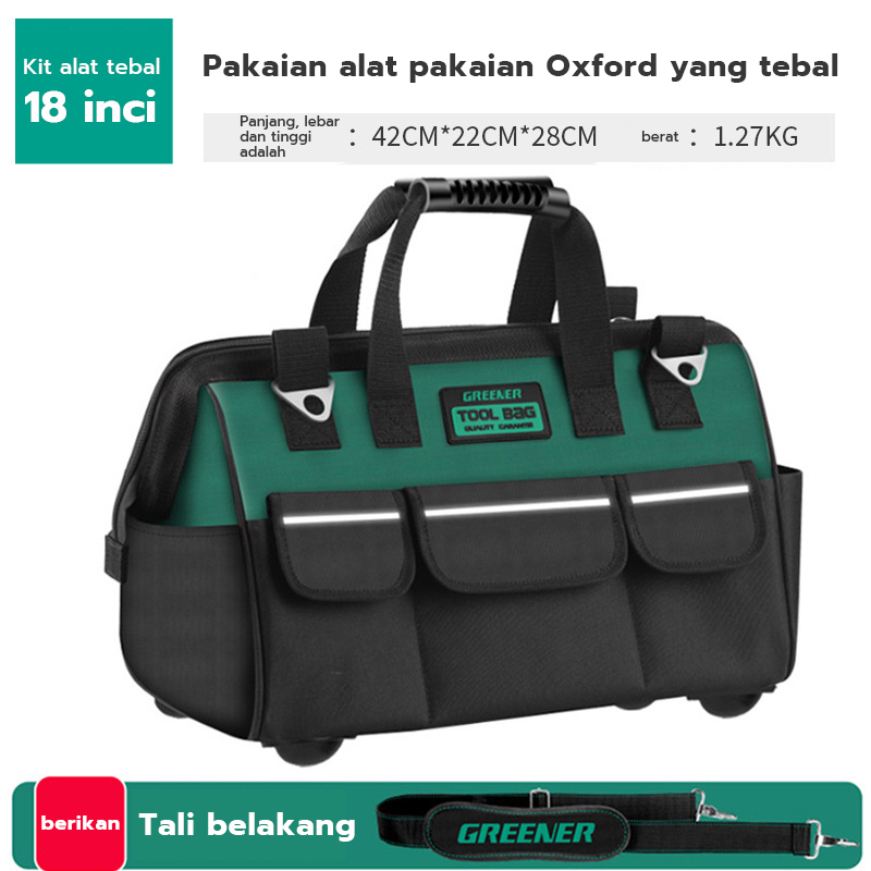 Jual Tool Bag Besar /tool bag pro edition/ Tas Perkakas 13 inch Tas ...