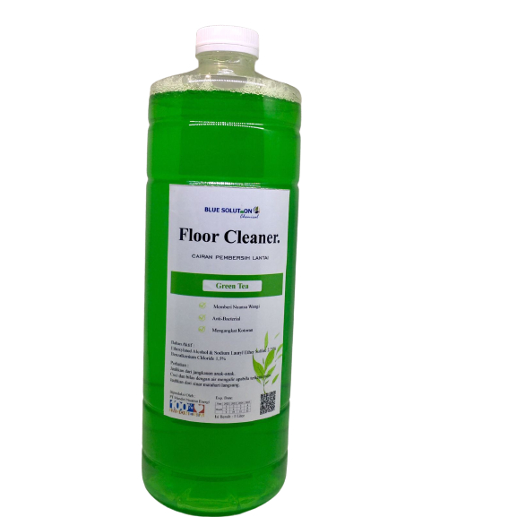 Jual Blue Solution Floor Cleaner | Pembersih Lantai 1000 ml / 1 Liter ...
