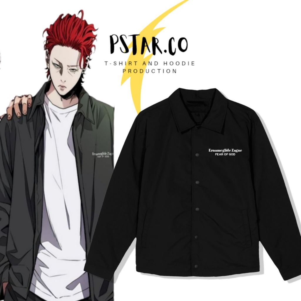 Jual Jaket Vinny Hong Fear Of God Outfit Manhwa Windbreaker | Shopee ...