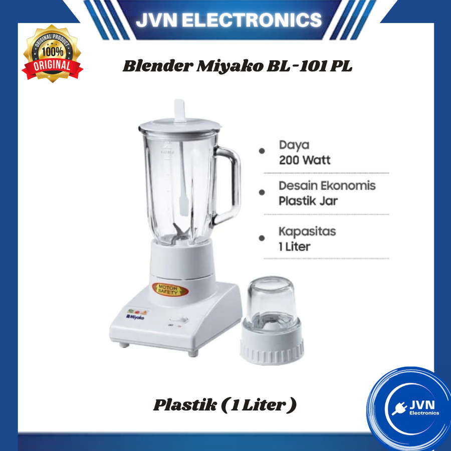 Jual Blender Miyako BL-101 PL - Plastik 1L | Shopee Indonesia