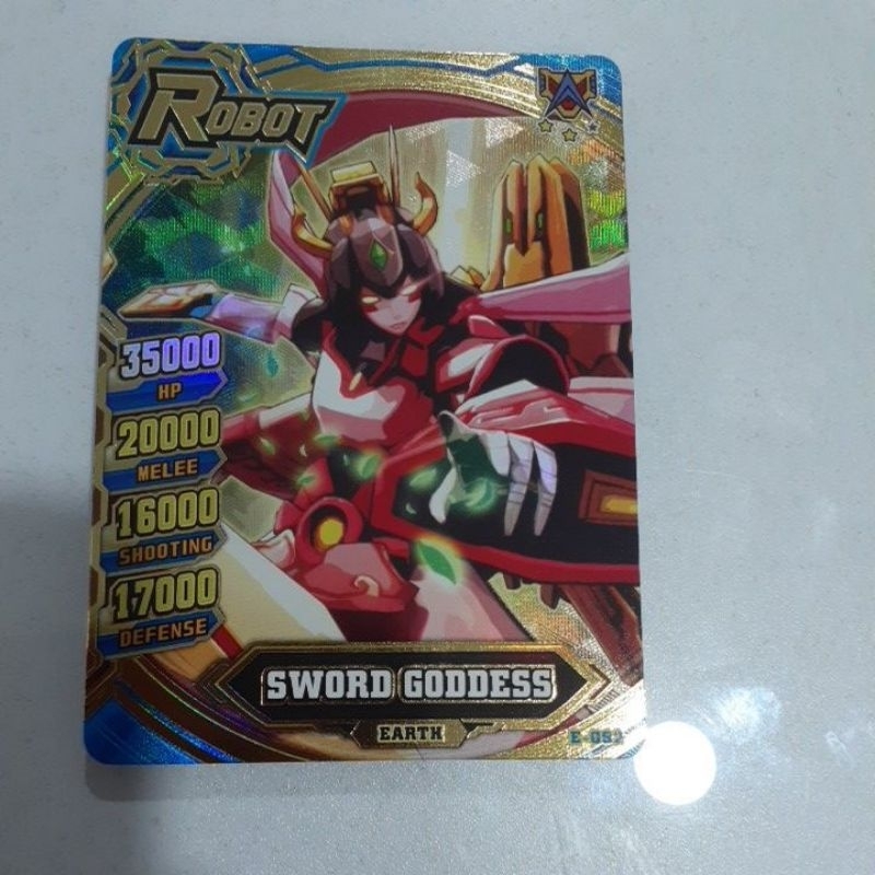 Jual Sword Goddess - E-092 - Robot Card - kartu Hero of Robots - Gold ...