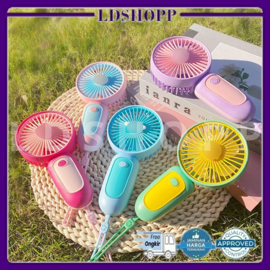 Jual LDS JL 8829 Kipas Angin Genggam Mini Portable USB Charge Motif Dan ...