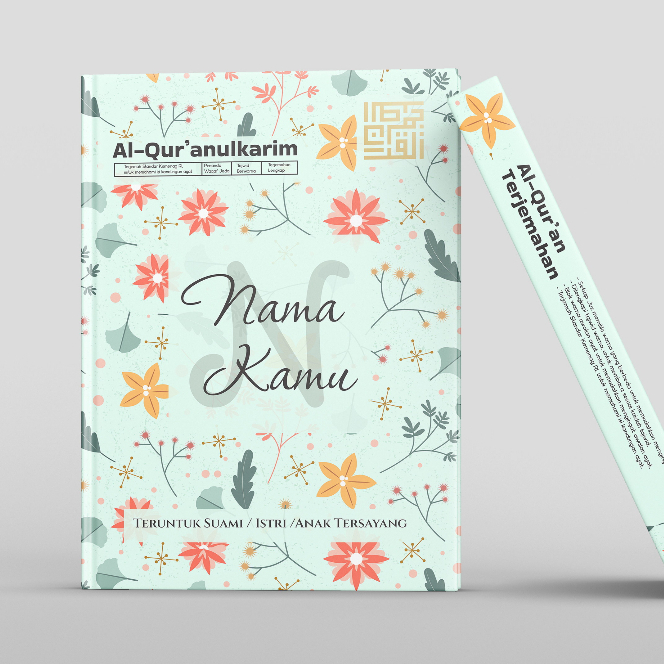 Jual Al Quran Custom Floral Ukuran Sedang A5 Sampul Cover | Shopee ...