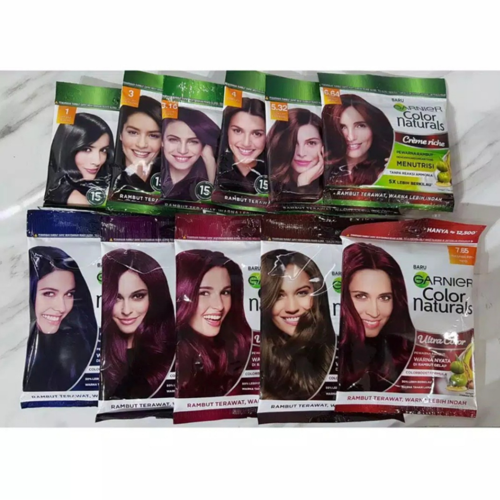 Jual ( SACHET ) GARNIER COLOR NATURAL ULTRA COLOR / SEMIR RAMBUT ...