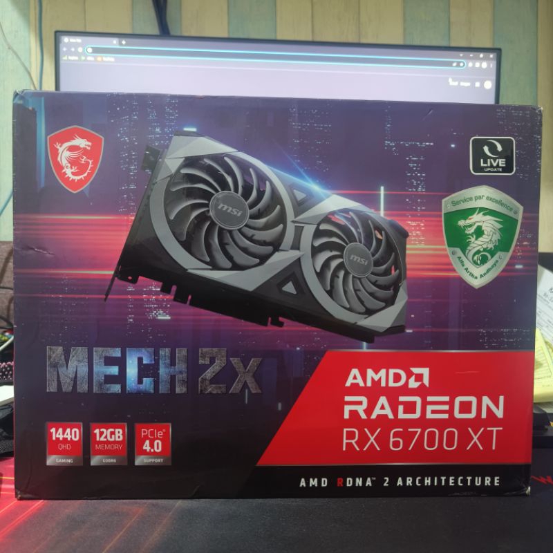 Jual VGA MSI Mech AMD RX 6700 XT 12GB bukan rtx 3060 ti 3070 | Shopee ...