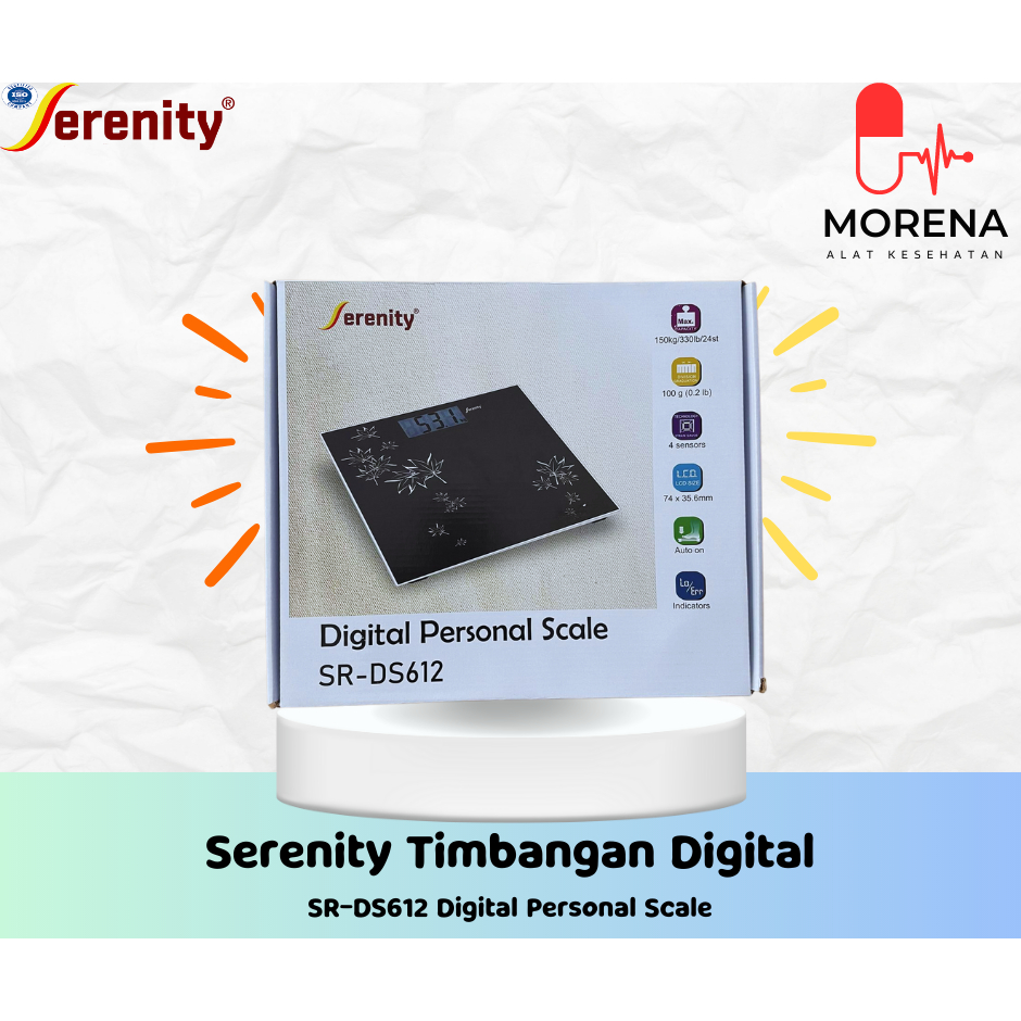 Jual SERENITY - Timbangan Badan Digital Serenity SR-DS612 / Personal ...