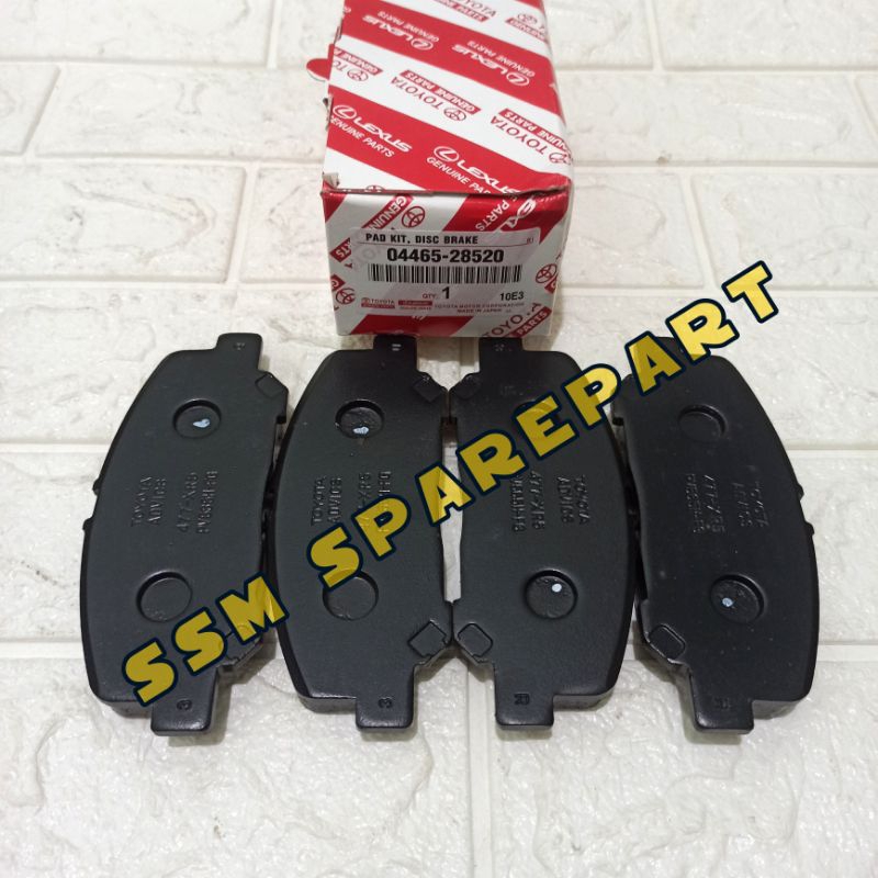 Jual Brake Pad Kampas Rem Depan Toyota Alphard ANH20 GGH20 Vellfire Th 2008-2015 Ori 1Set ...