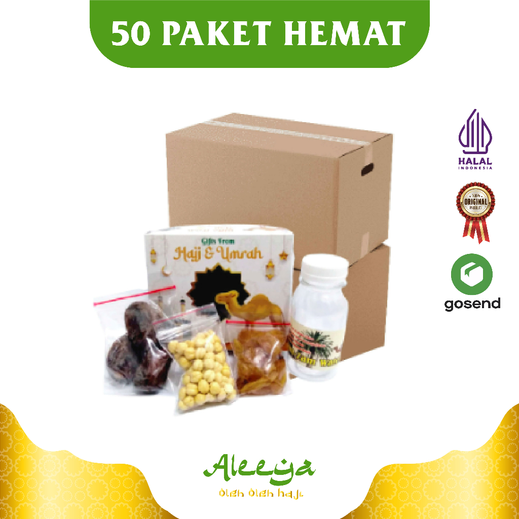 Jual Paket Hemat Oleh-oleh Haji Umroh harga Hemat 50 pcs | Shopee Indonesia