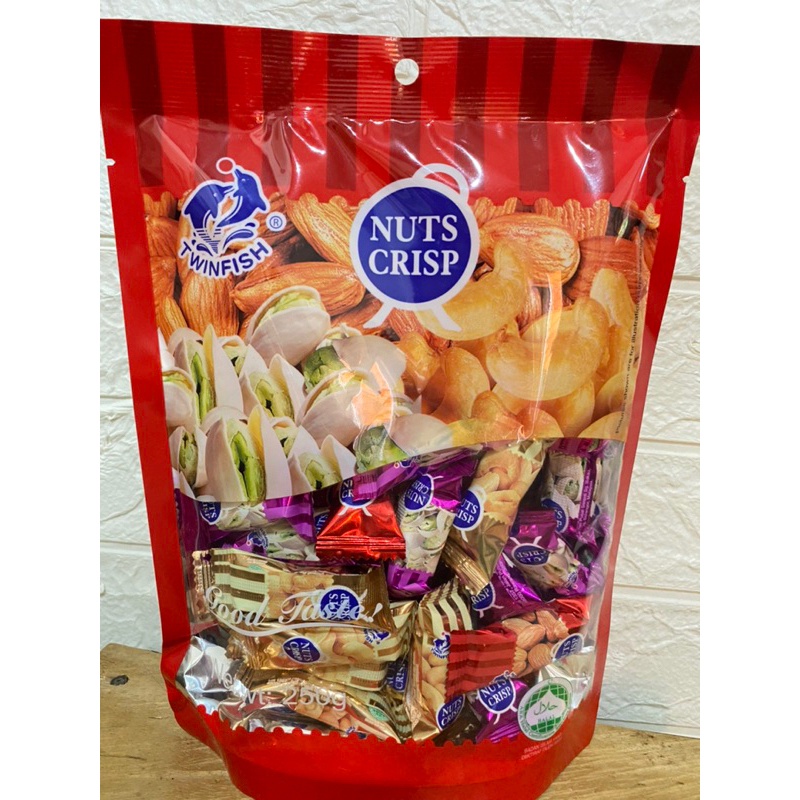 Jual NUTS CRISP Twinfish permen kacang malaysia | Shopee Indonesia