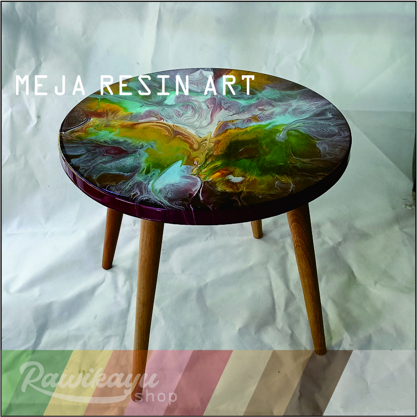 Jual MEJA MINIMALIS RESIN ART DECORATIVE | Shopee Indonesia