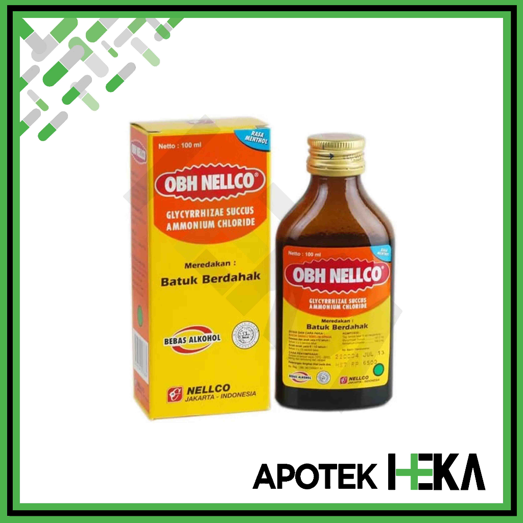 Jual OBH Nellco Batuk Berdahak Sirup 100 ml - Obat Batuk Berdahak ...