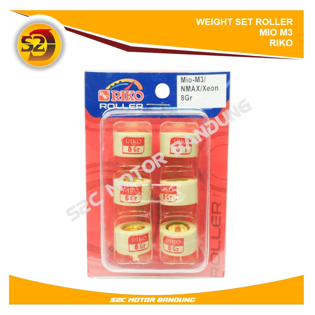 Jual ROLLER LOLER ROLER WEIGHT RACING MIO M3 NMAX XEON RIKO ORIGINAL 7 ...