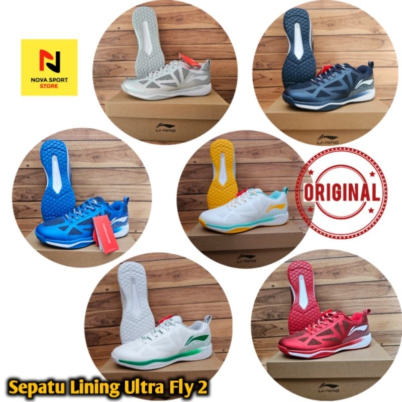 Jual SEPATU BADMINTON LINING ULTRA FLY 2 | Shopee Indonesia