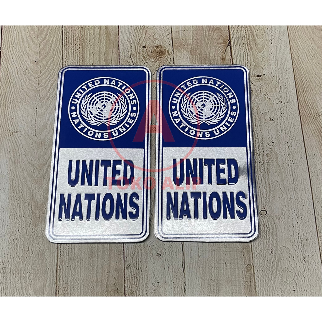 Jual Stiker Plat PBB (B) - Stiker Mobil - Stiker Plat United Nations ...
