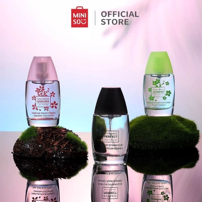 Jual MINISO PARFUM CEWEK SAKURA,JASMINE,DYNAMIC 20ML | Shopee Indonesia
