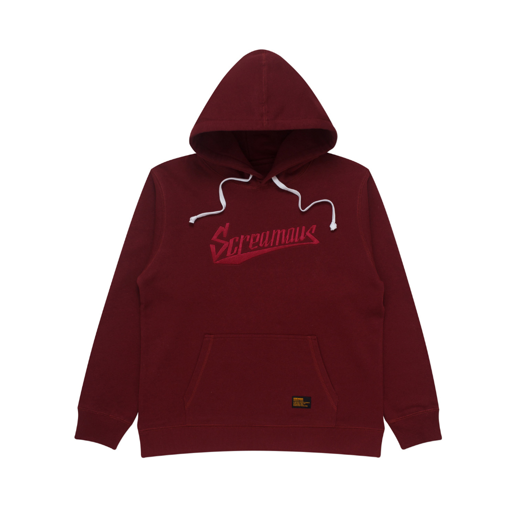 Jual Screamous Sweater Pria Pullover Hoodie BRATT MAROON | Shopee Indonesia