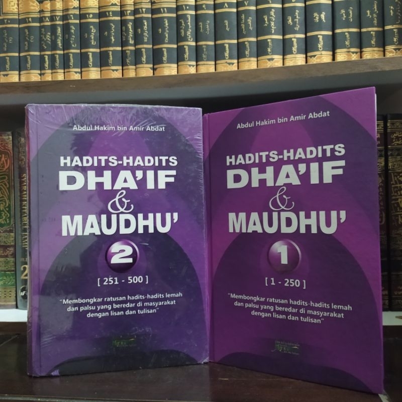 Jual [COD] BUKU LANGKA - 1 Set Buku Hadits-hadits Dhaif & Maudhu jilid ...