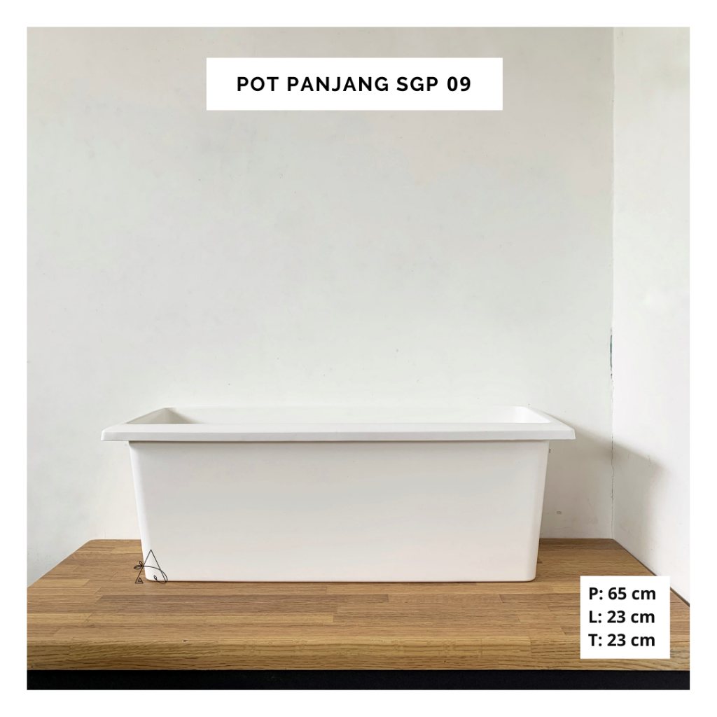 Jual Pot Bunga Panjang SGP 09 | Pot Panjang | Pot Tanaman Hias | Shopee ...