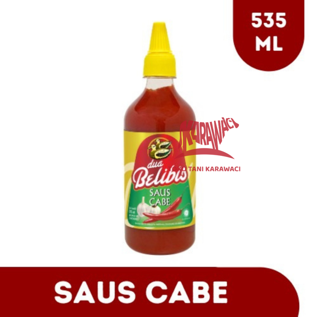 Jual DUA BELIBIS Saos Cabe / Saus Sambal / Hot Chili Sauce @535ml ...