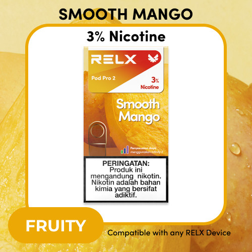 Jual NEW>>>RELX Smooth Mango Pod Pro 2 Liquid Refill ( Isi 1 ) | Shopee ...