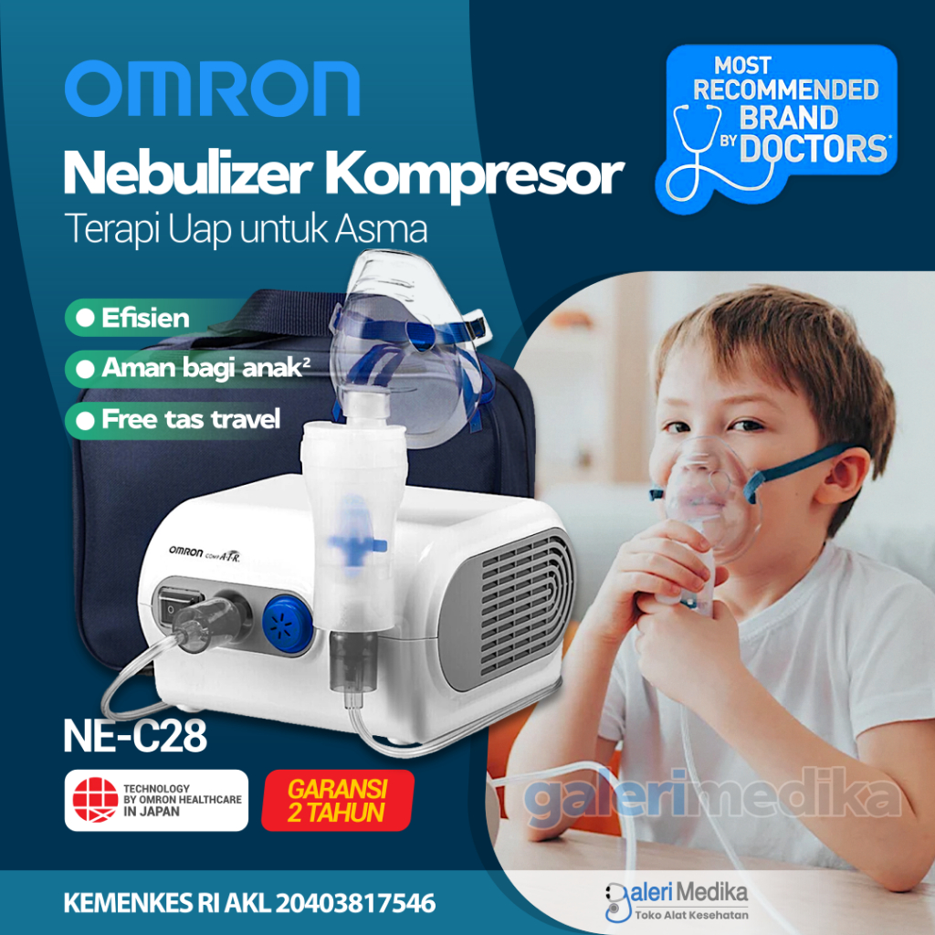 Jual Omron Nebulizer NE-C28 / NEC28 / NE C 28 - Alat Terapi Uap | Shopee Indonesia