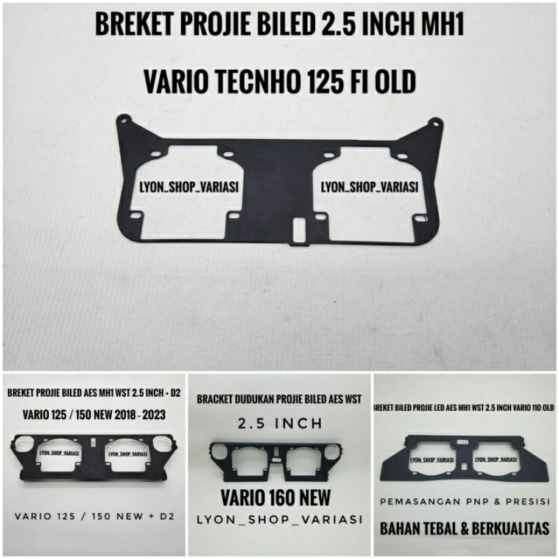 Jual Breket Bracket Dudukan Lampu Projie Biled SE Turbo AES VAHID 2.5 ...