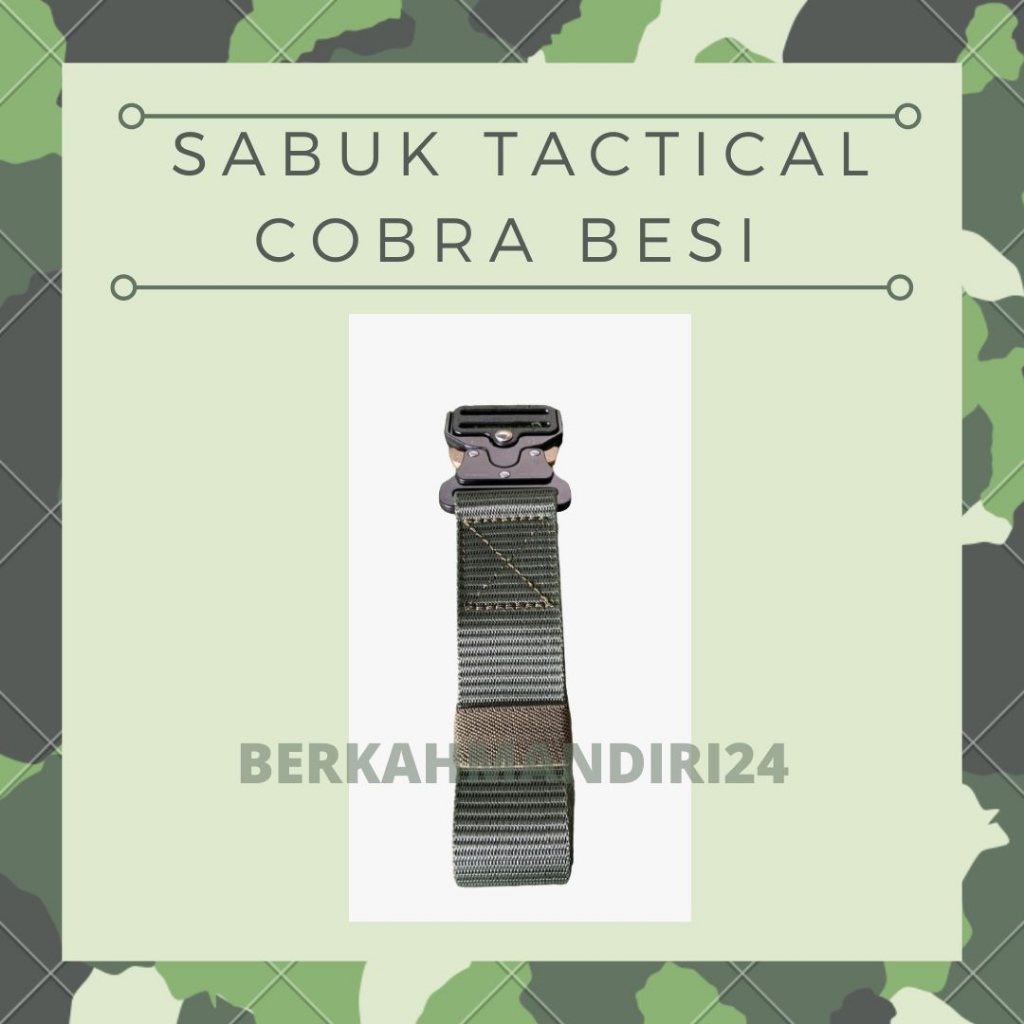 Jual Sabuk Pria Tactical Cobra Besi Ikat Pinggang Model Kekinian ...