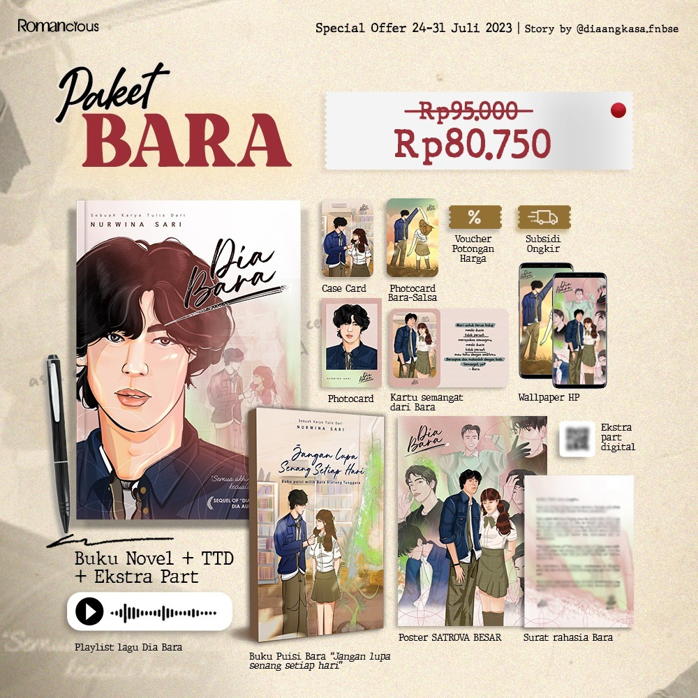 Jual LV - Novel DIA BARA | Dia Angkasa (NEW COVER) | Shopee Indonesia