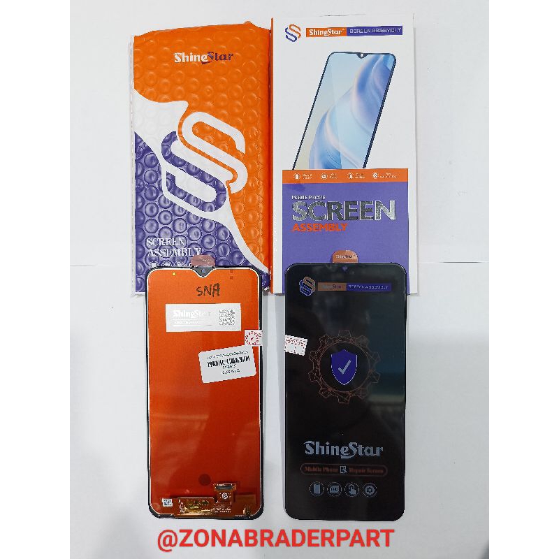 Jual LCD + TS SAMSUNG A20/A205F/M10S SHINESTAR / ZC SUPER / POZI/AGWIN ...
