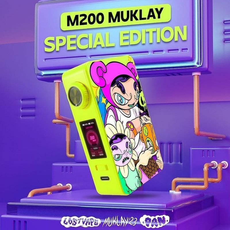 Jual MOD CENTAURUS M200 MUKLAY AUTHENTIC By LOST VAPE X MUKLAY 23 X PAN ...