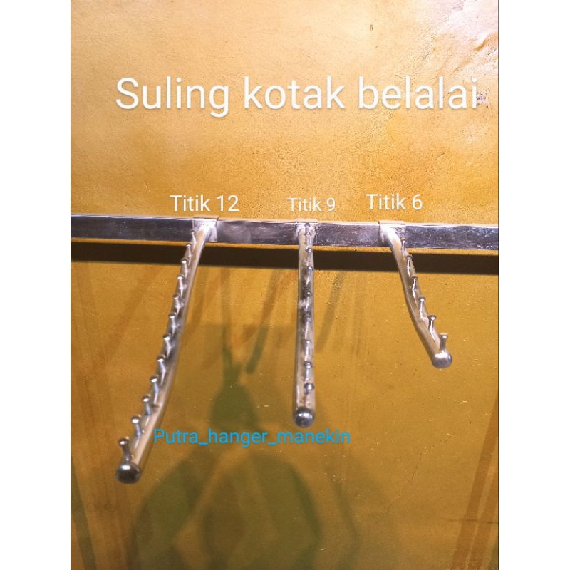 Jual suling 6 paku (kotak ) krom belalai | suling krom, gold belalai ...