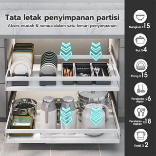 Jual SIV Rak Piring Tarik Rak Laci Piring Rak Piring Untuk Kabinet Rak ...