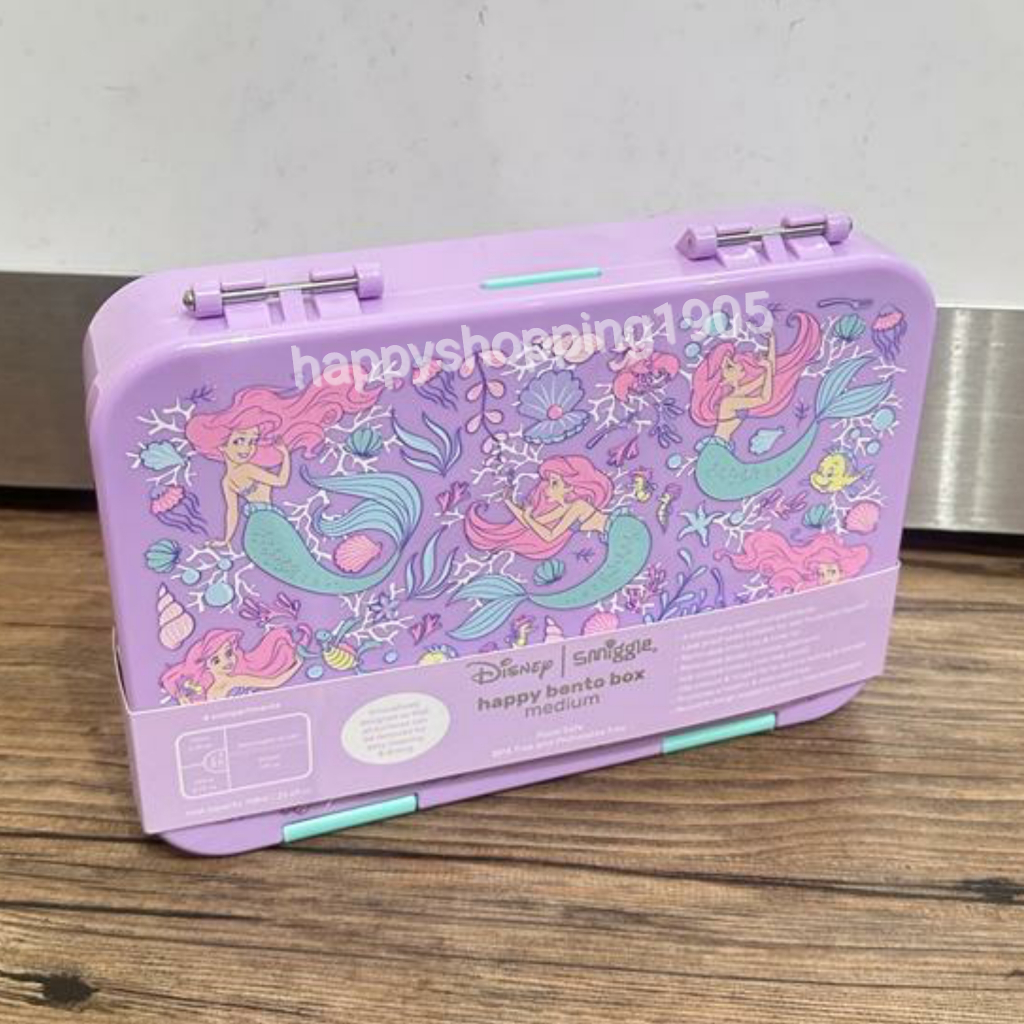 Jual SMIGGLE DISNEY BENTO BOX ARIEL MEDIUM - BENTO BOX DISNEY ARIEL ...
