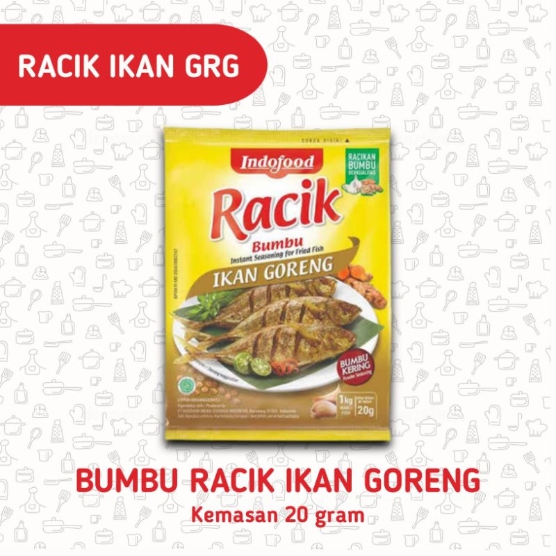 Jual Bumbu Racik ikan goreng 20gr / Indofood racik ikan goreng | Shopee ...