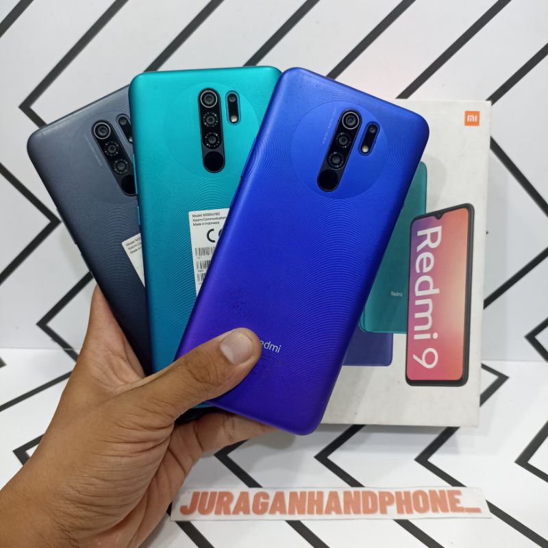 Jual Redmi 9 Ram 3GB Internal 32GB 3/32GB Hp Second Seken Bekas Fullset ...