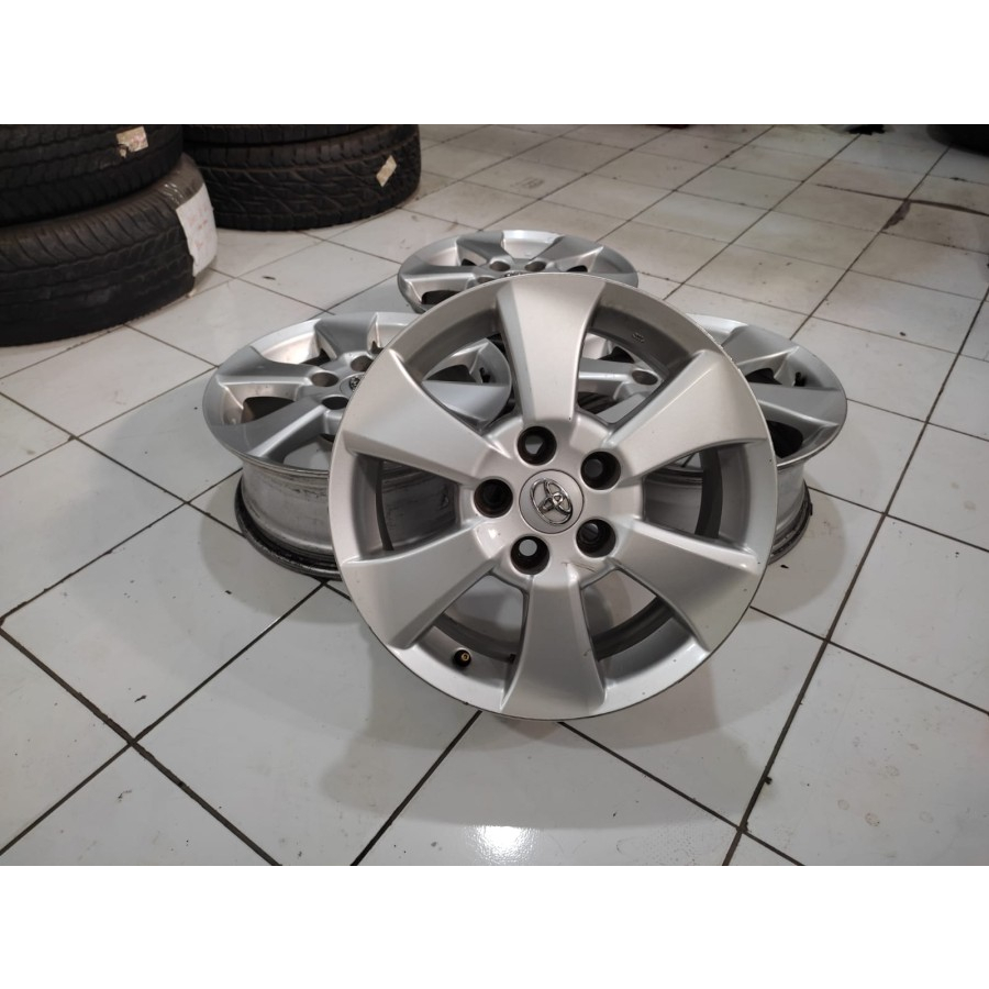 Jual Velg Mobil Original Alphard Lama Ring 16 Pcd 5x114,3 Silver ...