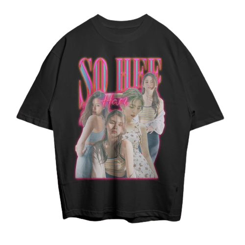 Jual Tshirt Kaos Oversize Han So Hee Graphic Bootleg Rap Vintage Tee ...