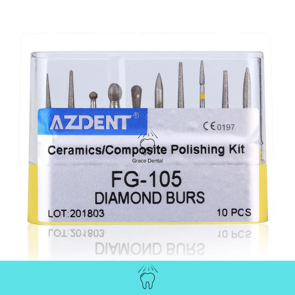 Jual Dental Diamond Bur Kuning Superfine Finishing | Shopee Indonesia