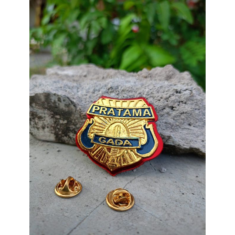 Jual Pin lencana gada pratama cor lapis mika security satpam | Shopee ...