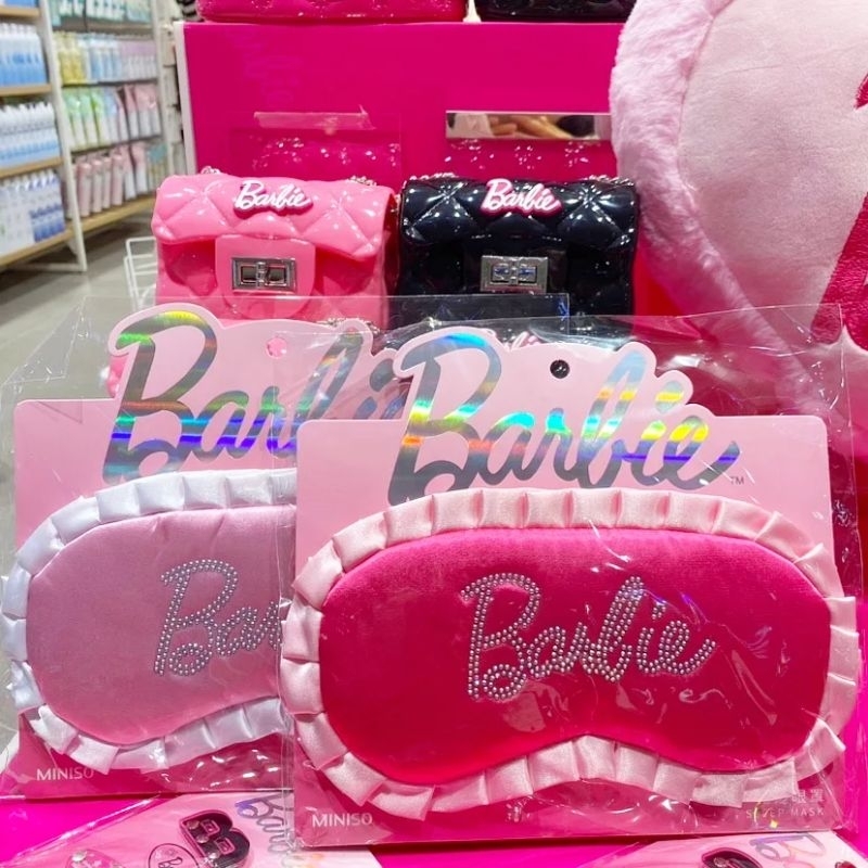 Jual READY STOCK barbie sleep mask masker mata tidur original miniso ...
