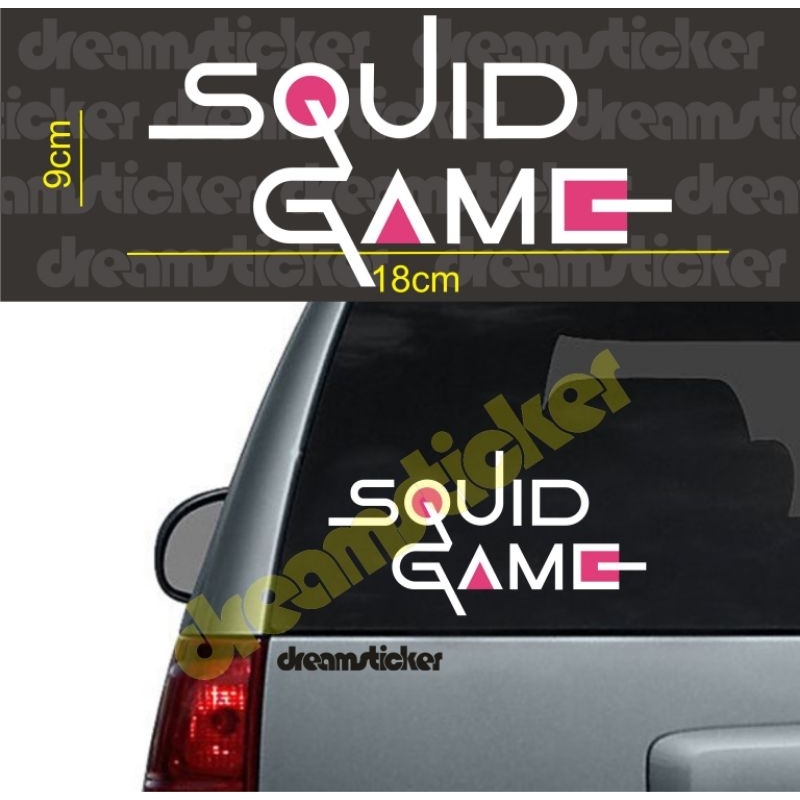 Jual Cutting Sticker Squid Game Logo Stiker | Shopee Indonesia