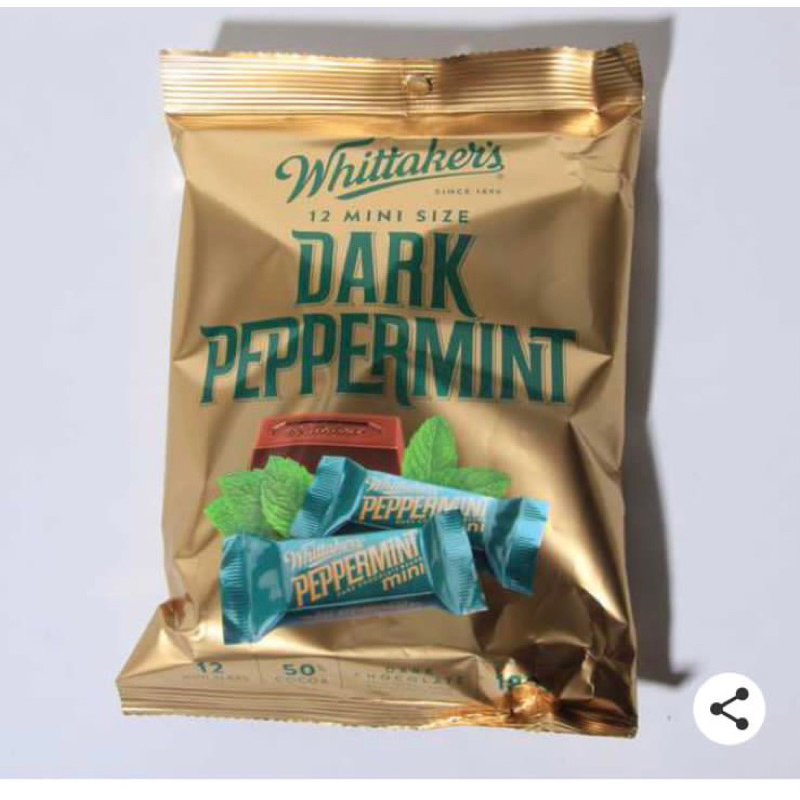 Jual (PO KOREA) WHITTAKER’S MINI SLAB PEPPERMINT DARK CHOCOLATE ...