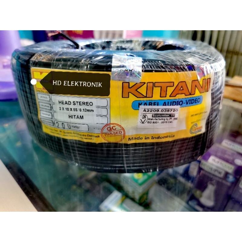 Jual kabel head skerem kitani kabel input stereo panjang 100m & 200m ...