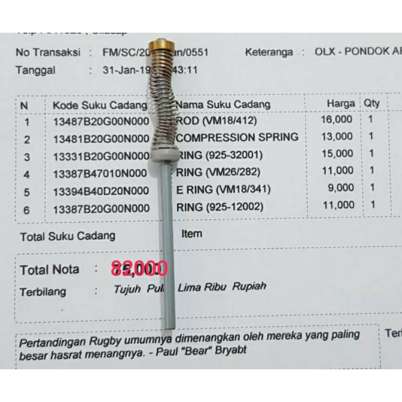 Jual Sensor Bahan Bakar Shogun FL125/New Shogun 125RR | Shopee Indonesia