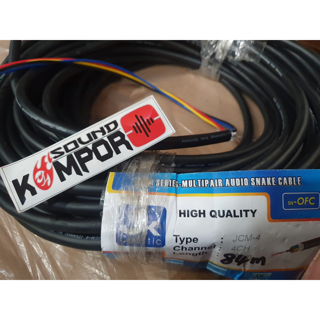Jual KABEL SNAKE JK 4 CHANNEL JCM4 KABEL JK COUSTIC JCM-4 | Shopee Indonesia